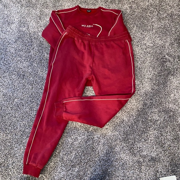 Milano | Shirts | Mensmilano Di Rougesweatsuit Black Owned Clothing ...
